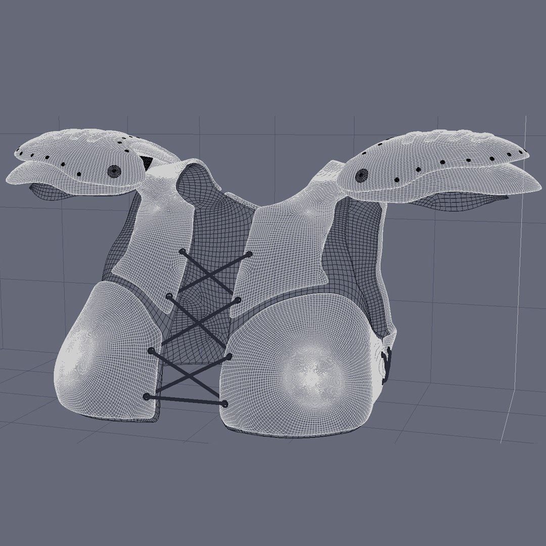 3D Fictional Sports Armor Lacrosse - TurboSquid 1598538