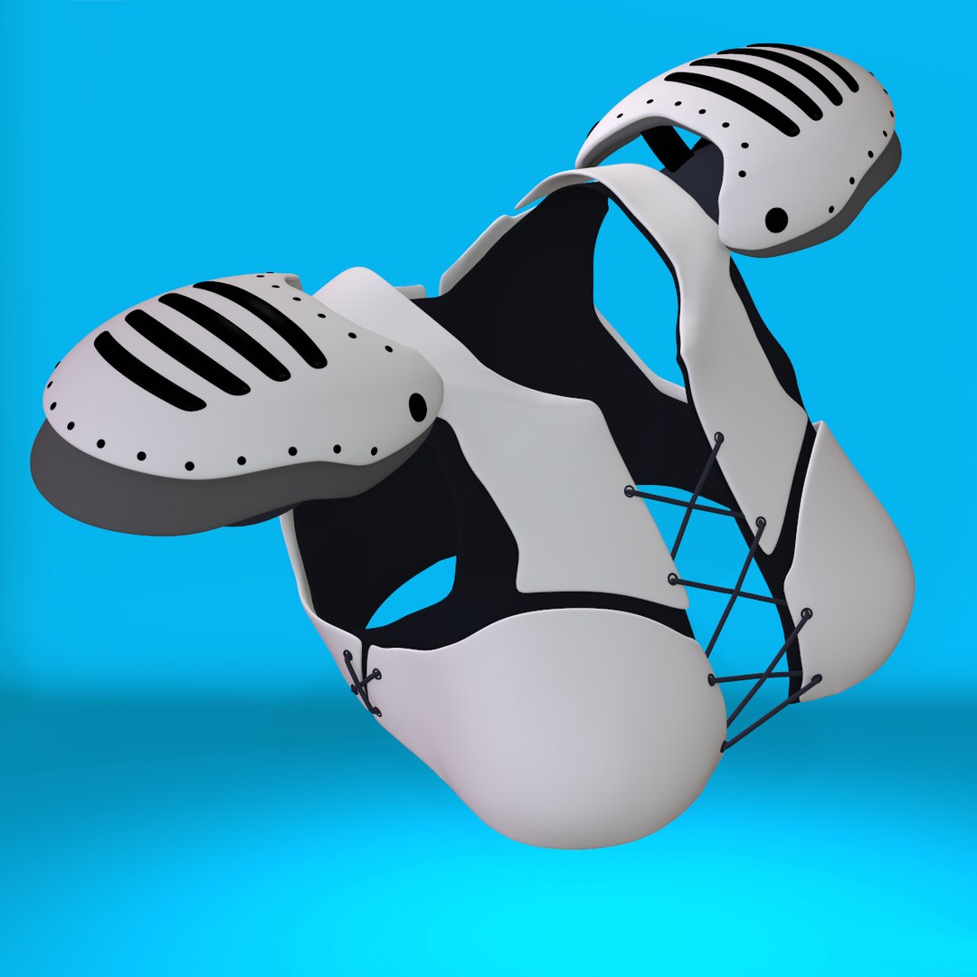 3D Fictional Sports Armor Lacrosse - TurboSquid 1598538