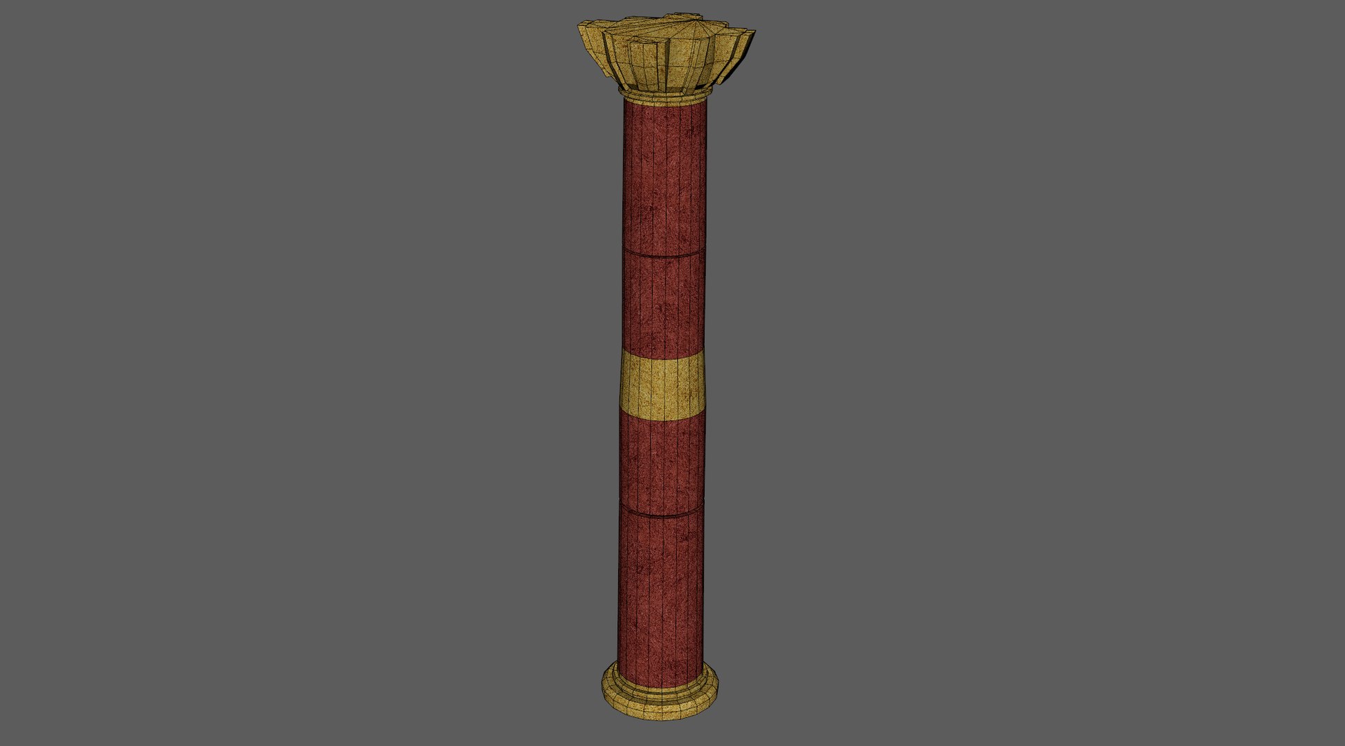 Free 3D Fantasy Ancient Egyptian Pillar - TurboSquid 2245489