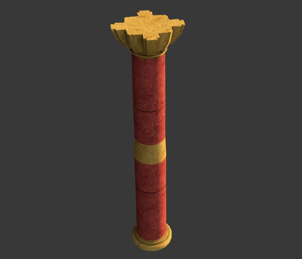 Free 3D Fantasy Ancient Egyptian Pillar - TurboSquid 2245489