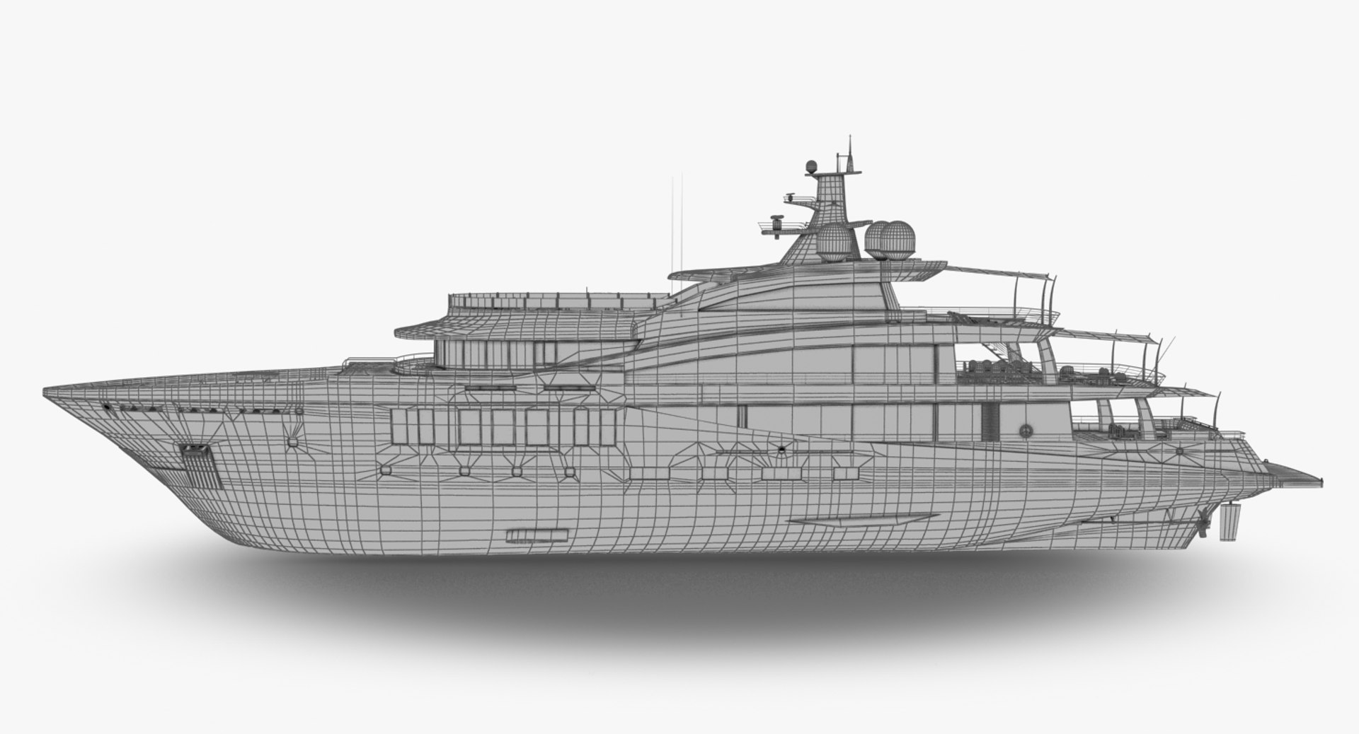 Amels 200 yacht 3D model - TurboSquid 1388397