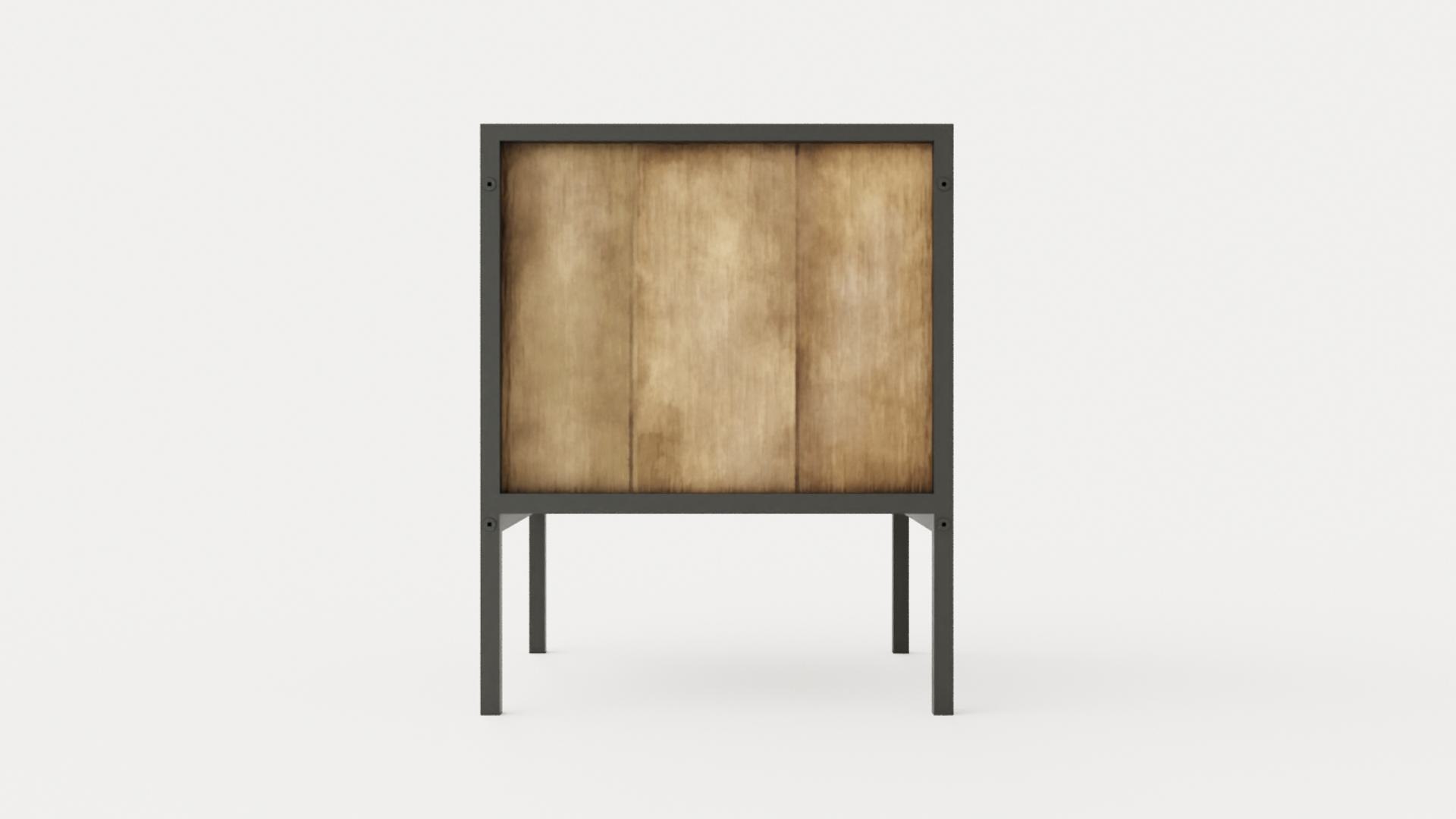 3D Urban 1 Drawer Bedside Table Model - TurboSquid 2215452