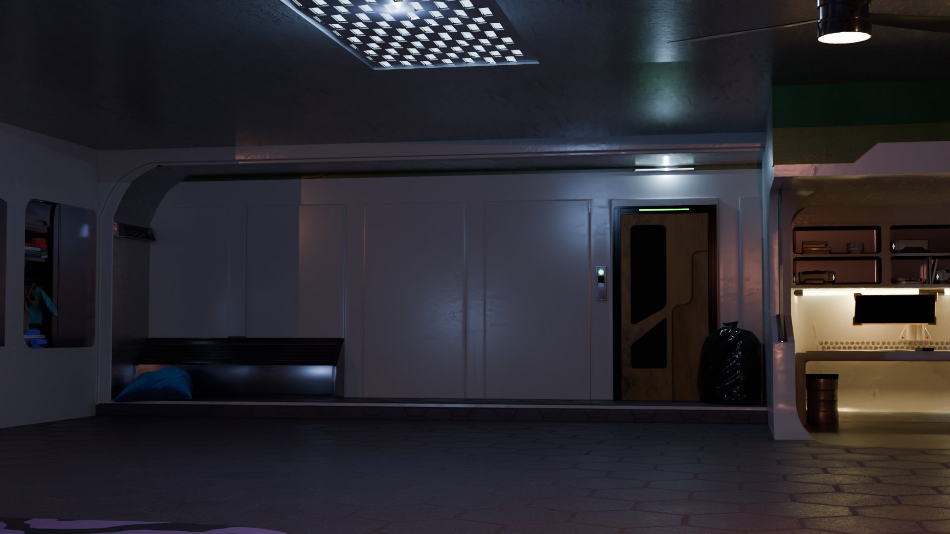 3D Cyberpunk Interior - TurboSquid 2190850