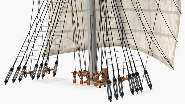 3D Foremast Raised Sails model - TurboSquid 1846126