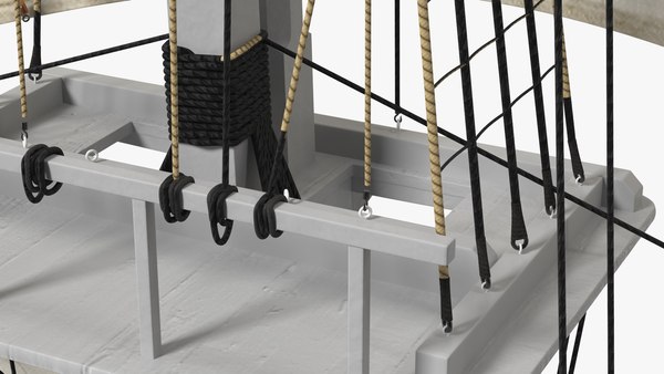 3D Foremast Raised Sails model - TurboSquid 1846126