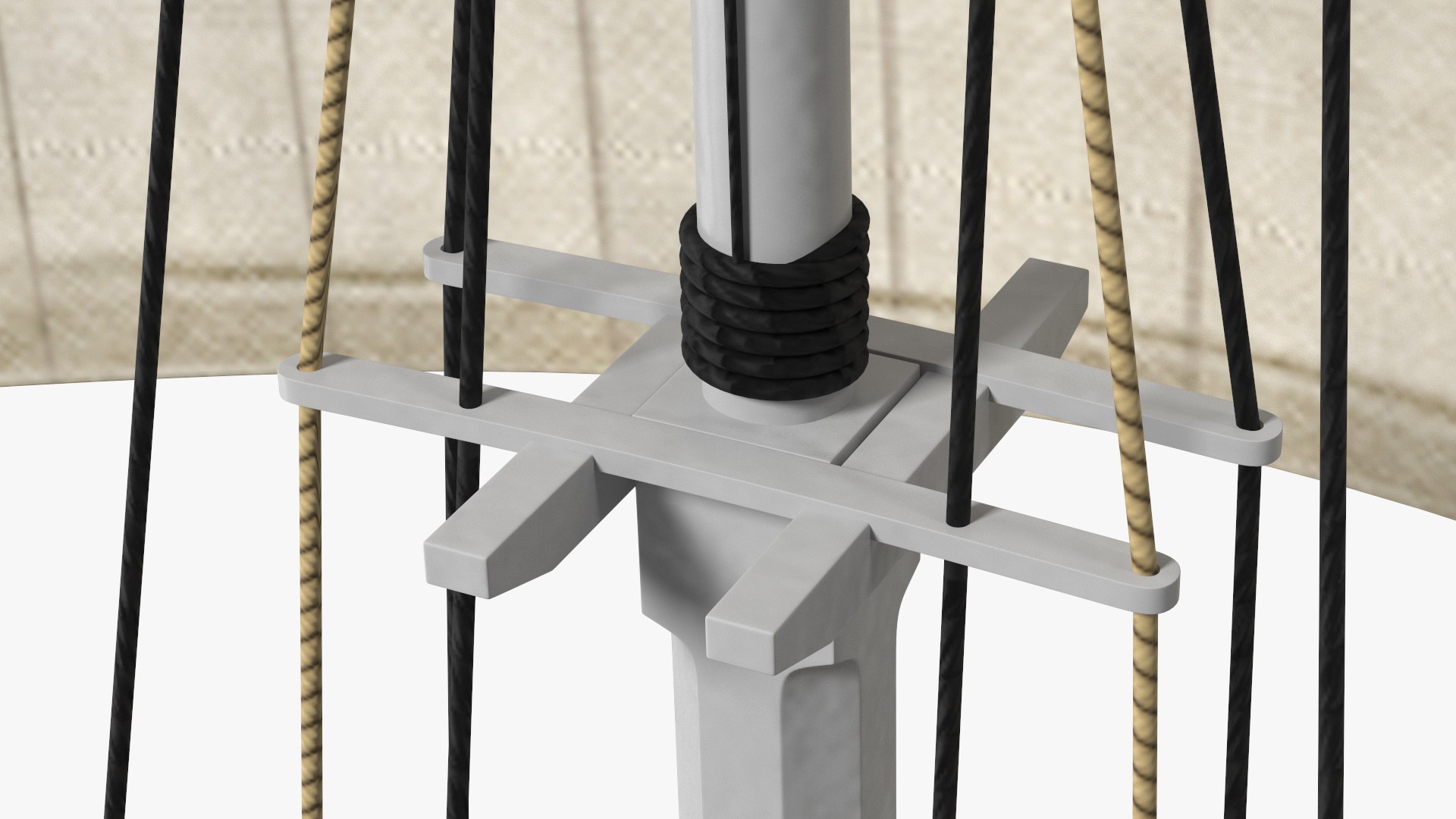 3D Foremast Raised Sails Model - TurboSquid 1846126