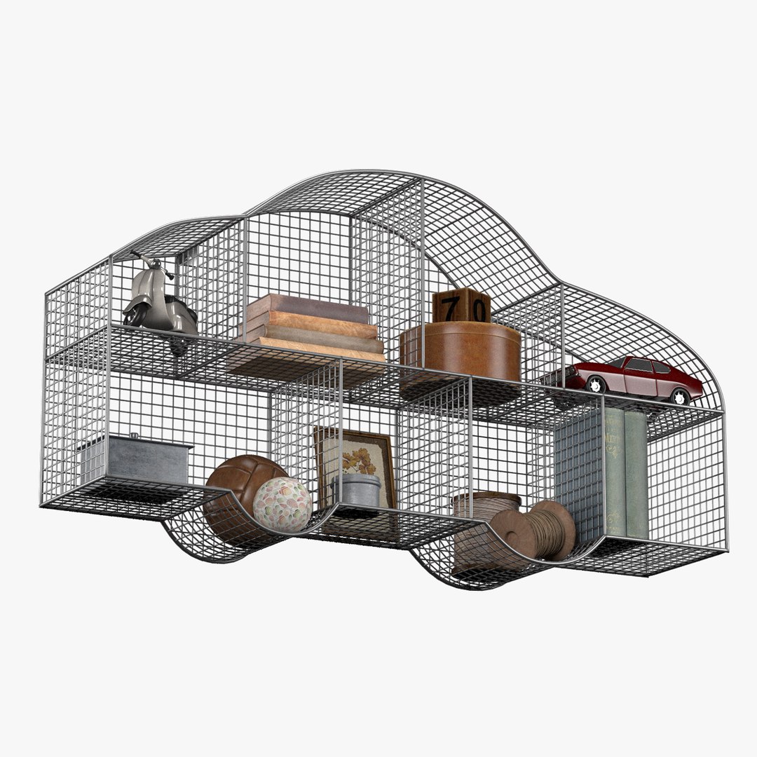 3D Shelf Car Zinc - TurboSquid 1409428