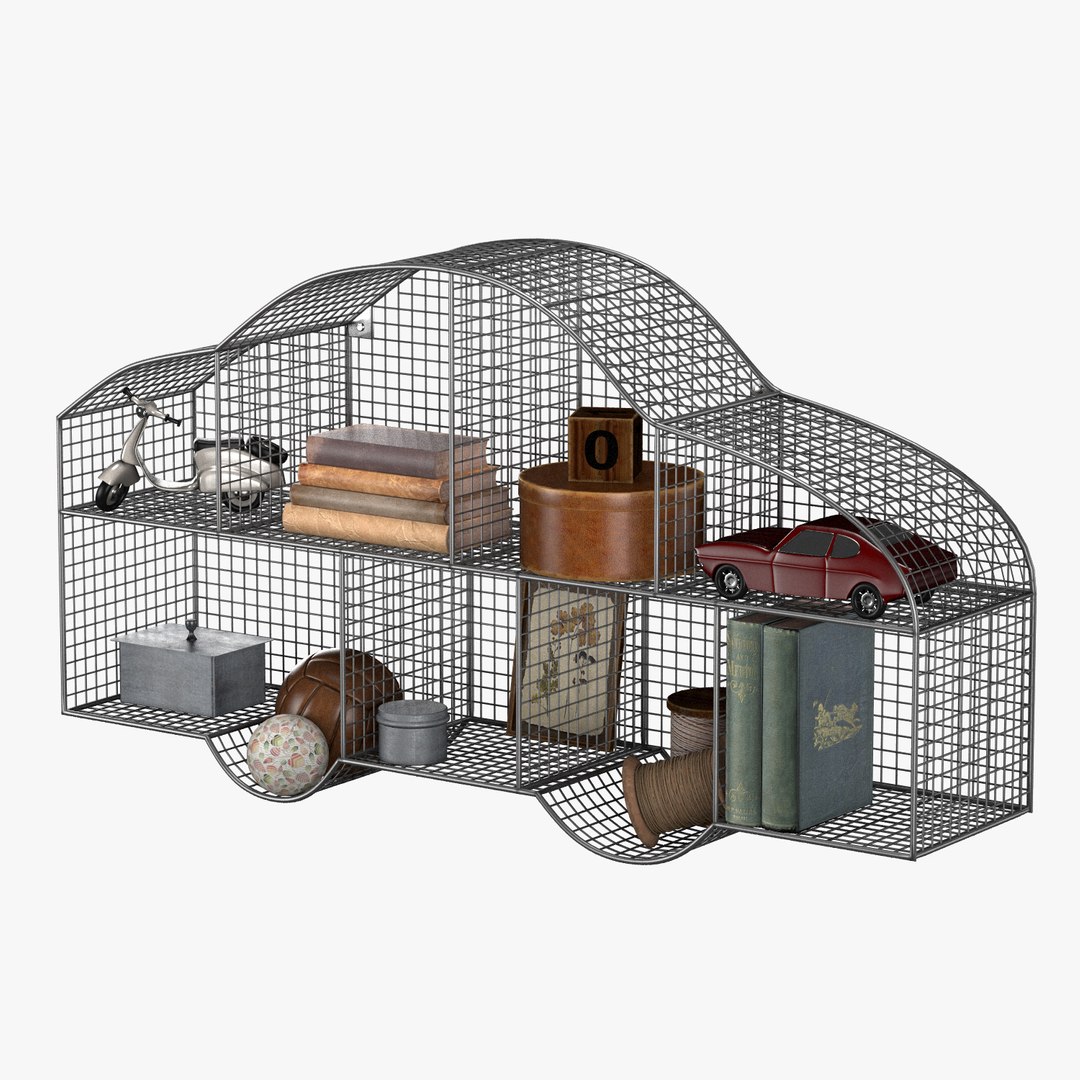 3D Shelf Car Zinc - TurboSquid 1409428