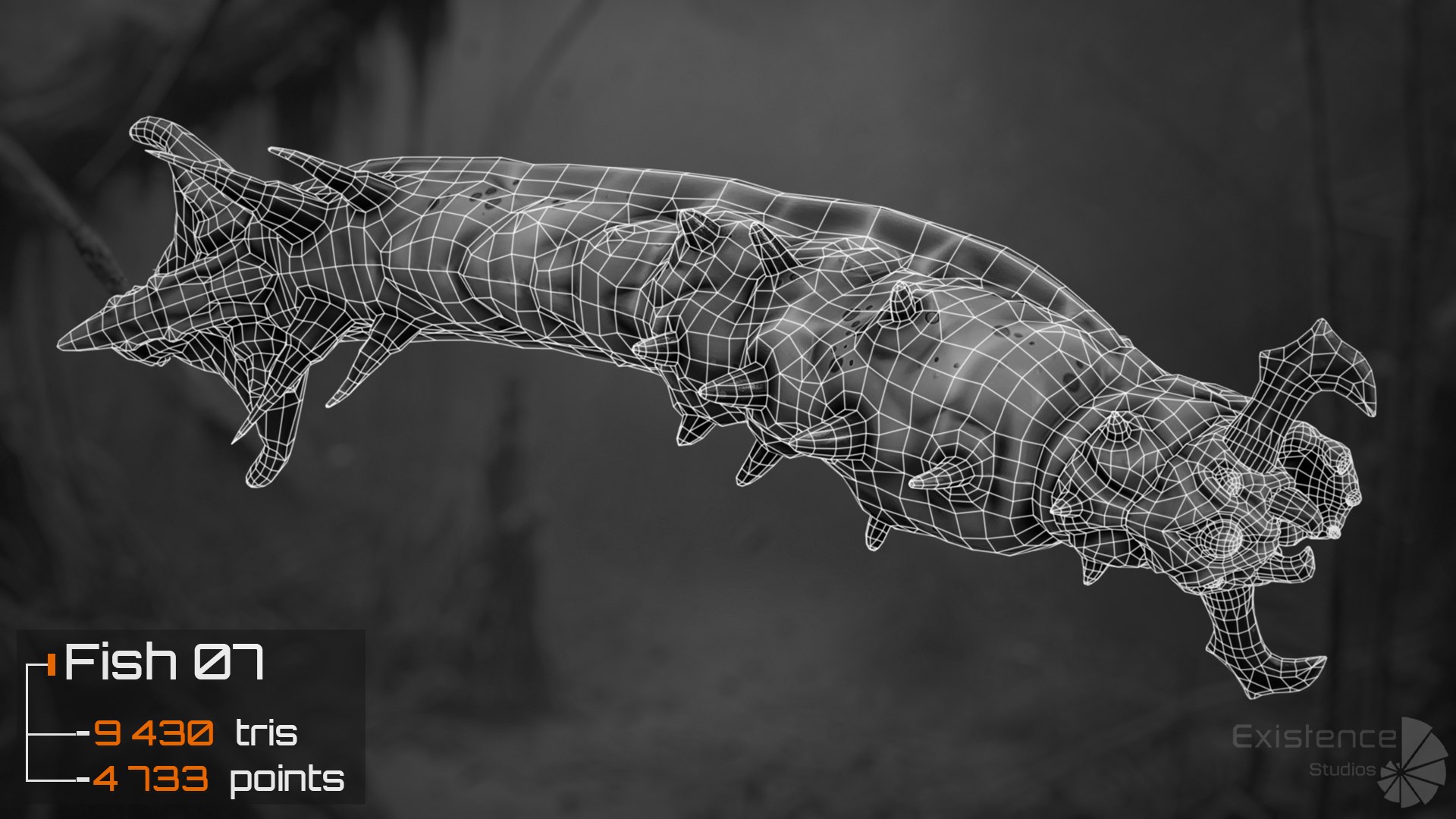 Fantasy Fish 07 - Aqua Life - Underwater Creature - 48 3D Model ...