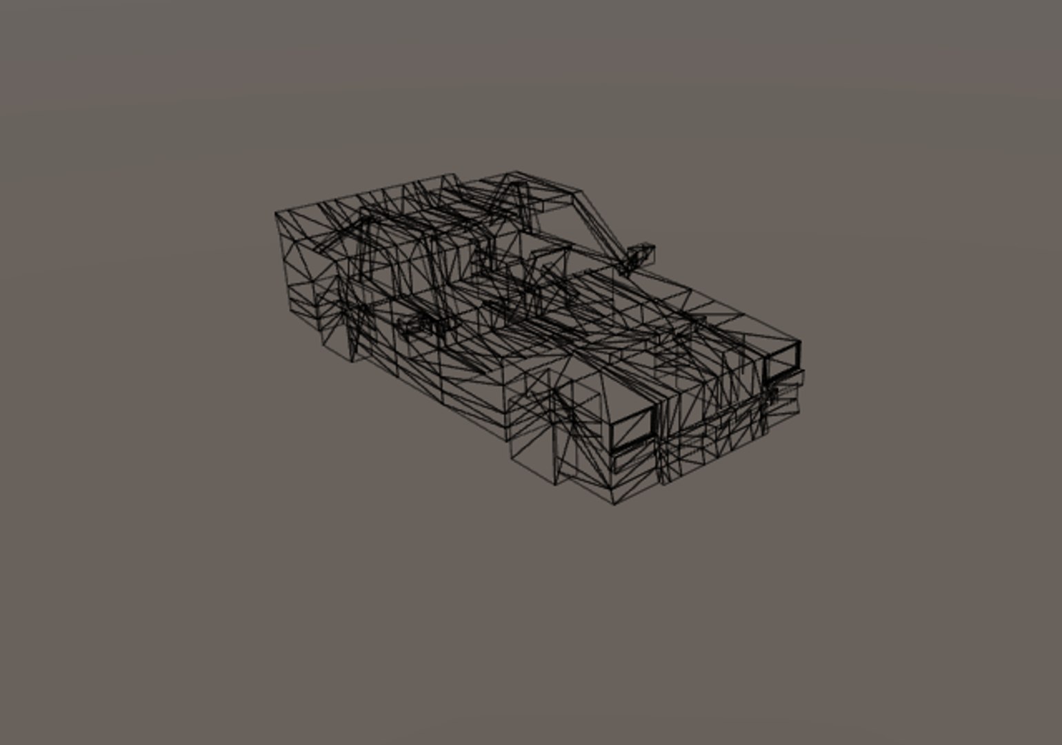 Minecraft Sport Car 3d Model