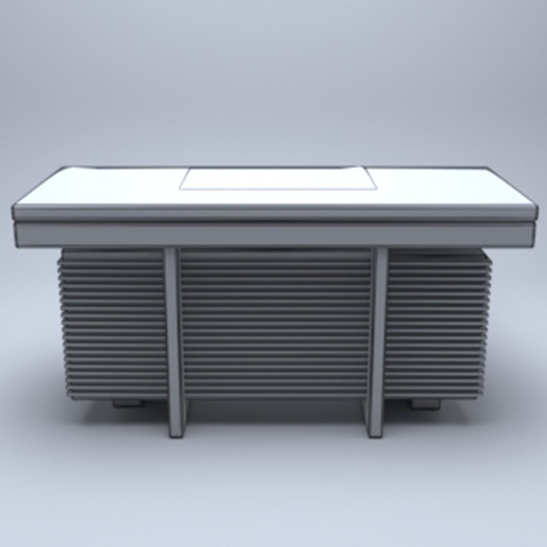 Executive Office Desk 3D Model - TurboSquid 1544313