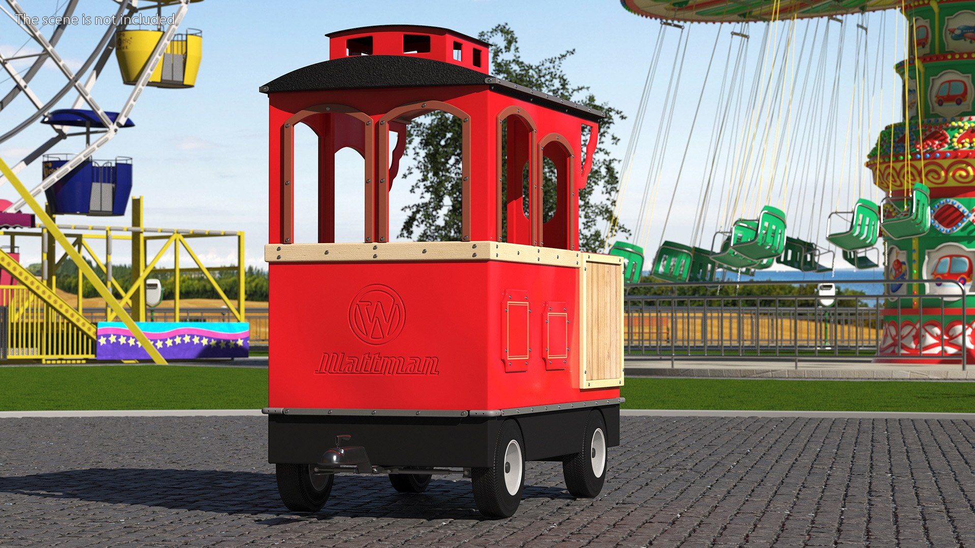 Red Railway Carriage Mini Express 3D model - TurboSquid 2056151
