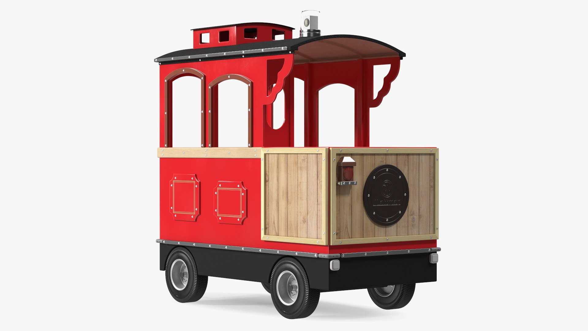 Red Railway Carriage Mini Express 3D model - TurboSquid 2056151