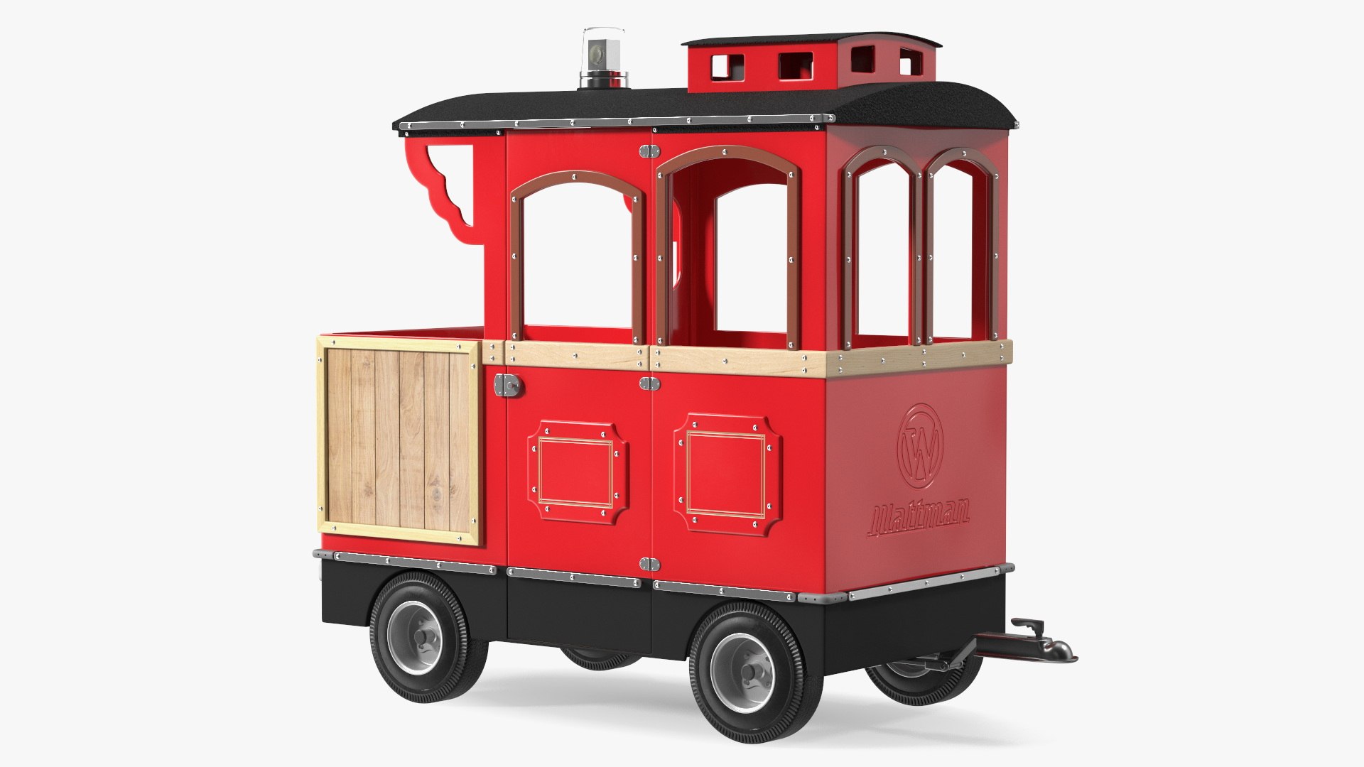 Red Railway Carriage Mini Express 3D model - TurboSquid 2056151