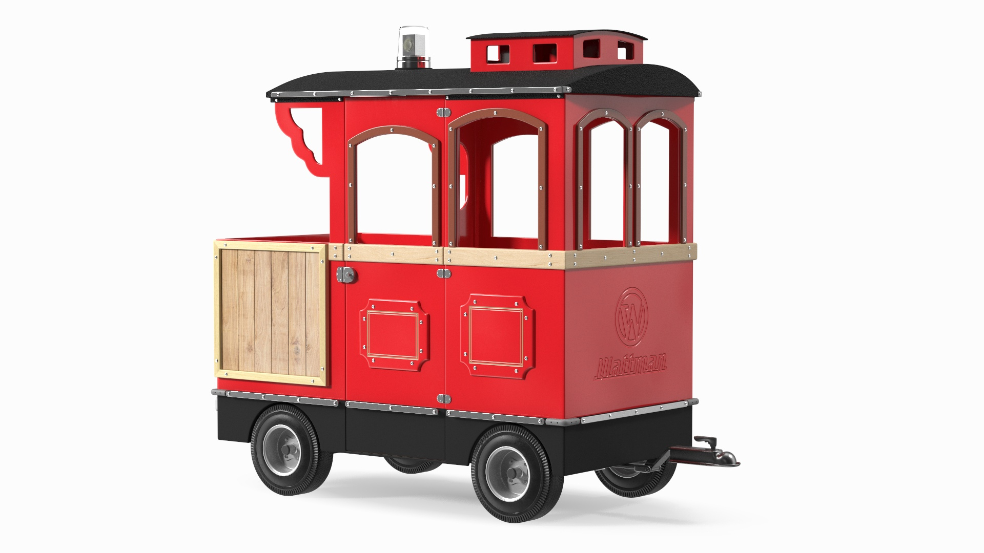 Red Railway Carriage Mini Express 3D model - TurboSquid 2056151