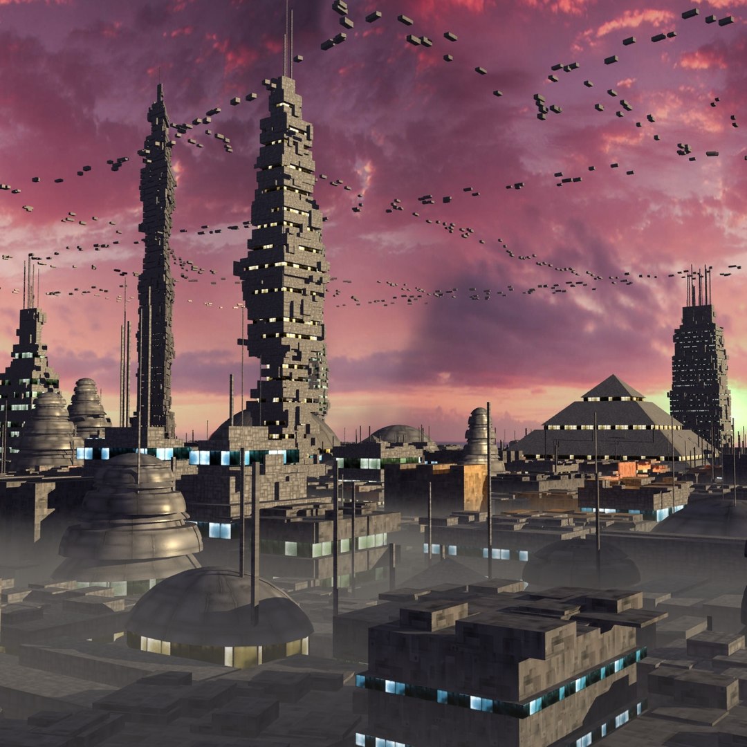 Futuristic Alien Cities