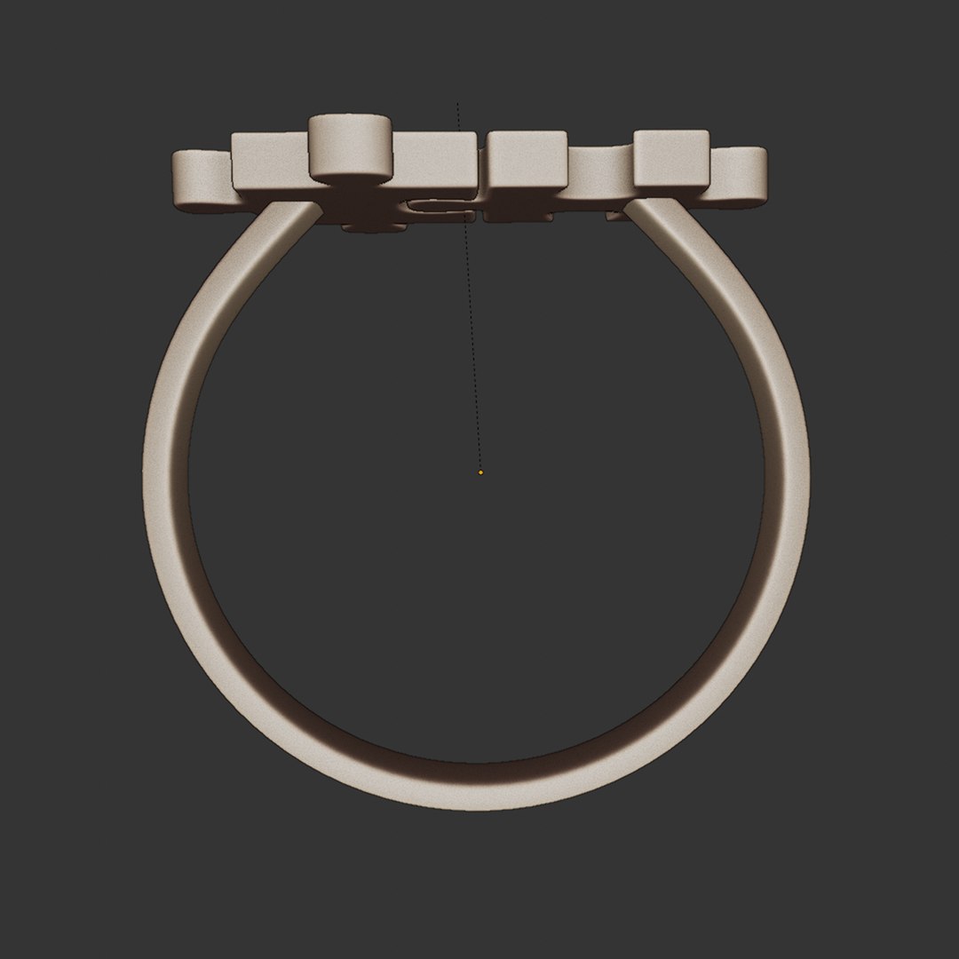 3D Golden Puzzle Ring - Timeless Unity 73 - TurboSquid 2410343