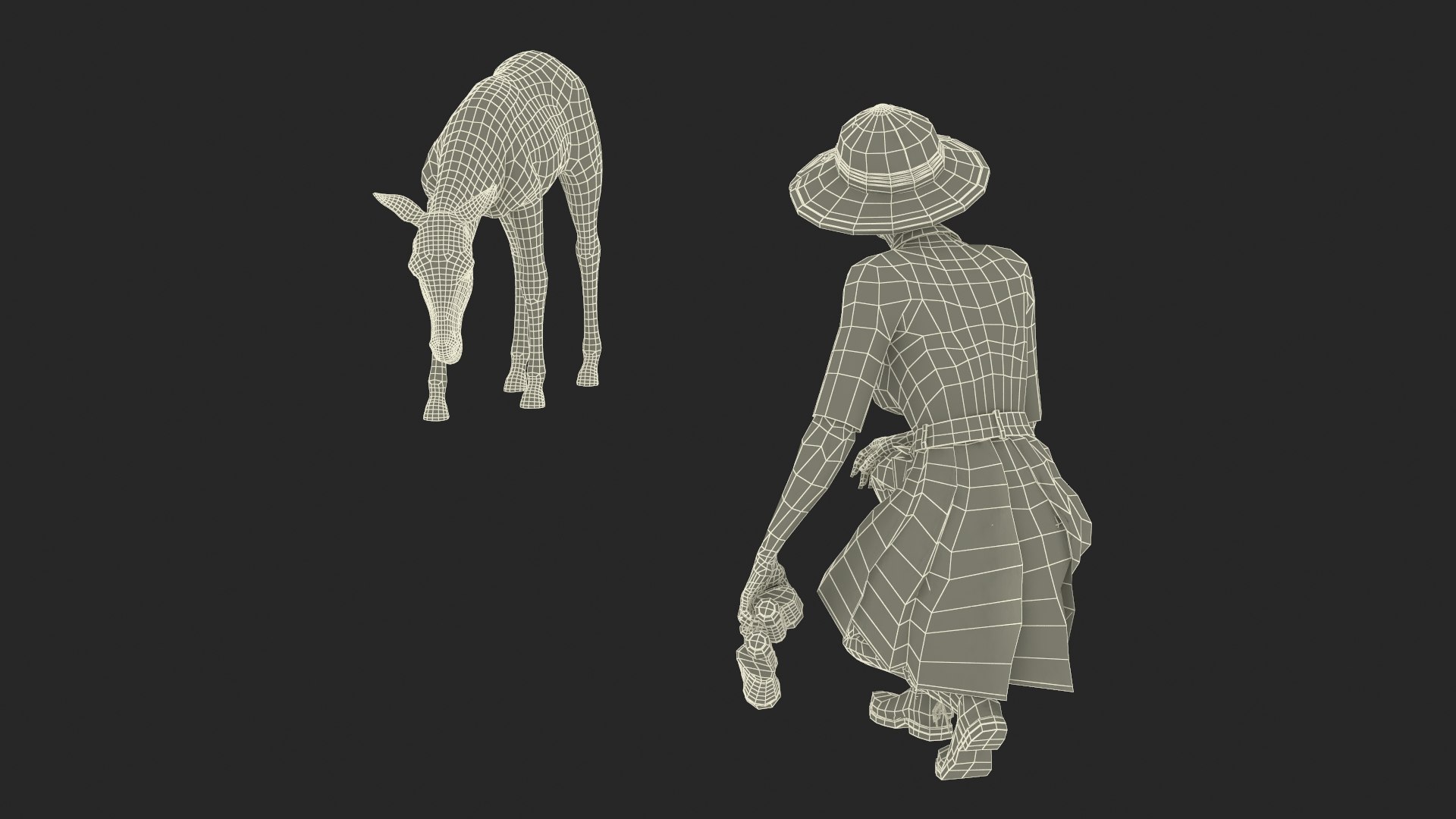 Explorer And Zebra Foal 3D Model - TurboSquid 2366195