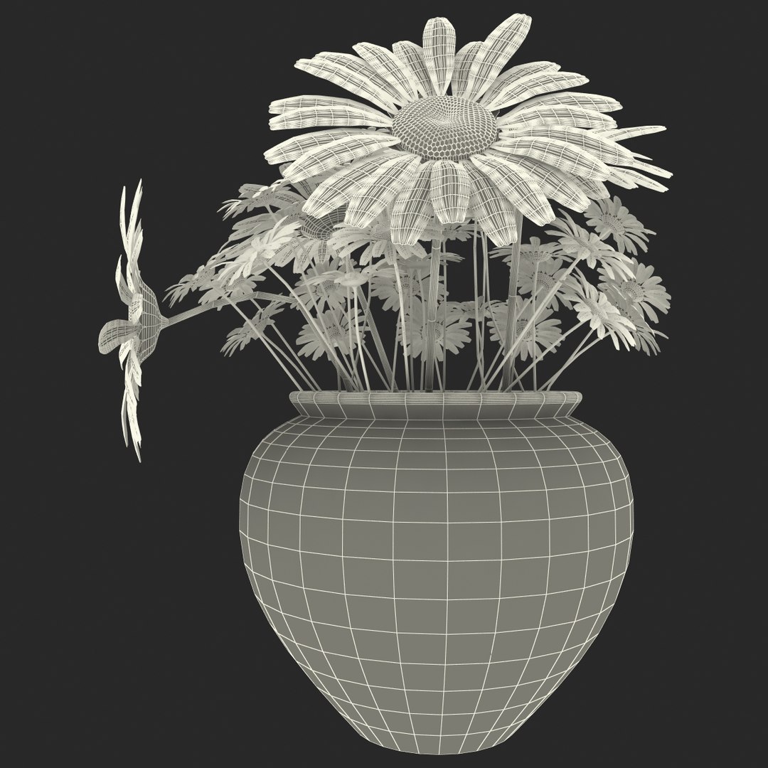 3d model flower bouquet