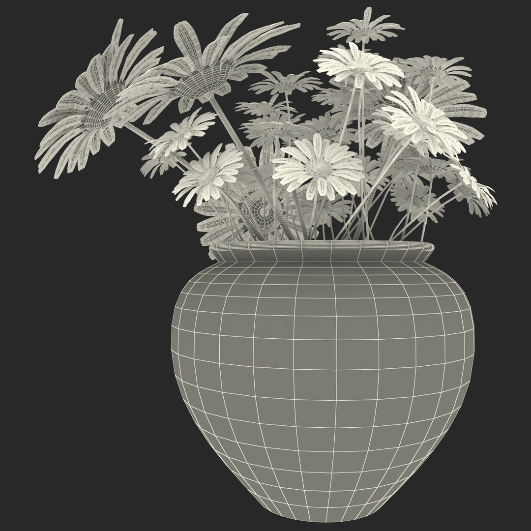 3d model flower bouquet