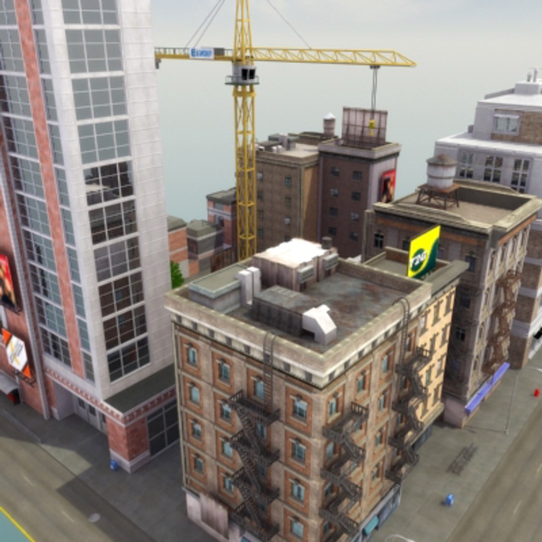 3ds max definition city block cityscapes