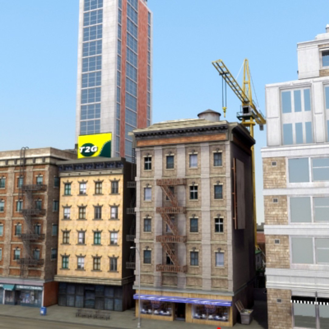 3ds max definition city block cityscapes