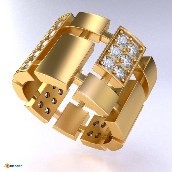 Gold Ring Blender Models for Download | TurboSquid