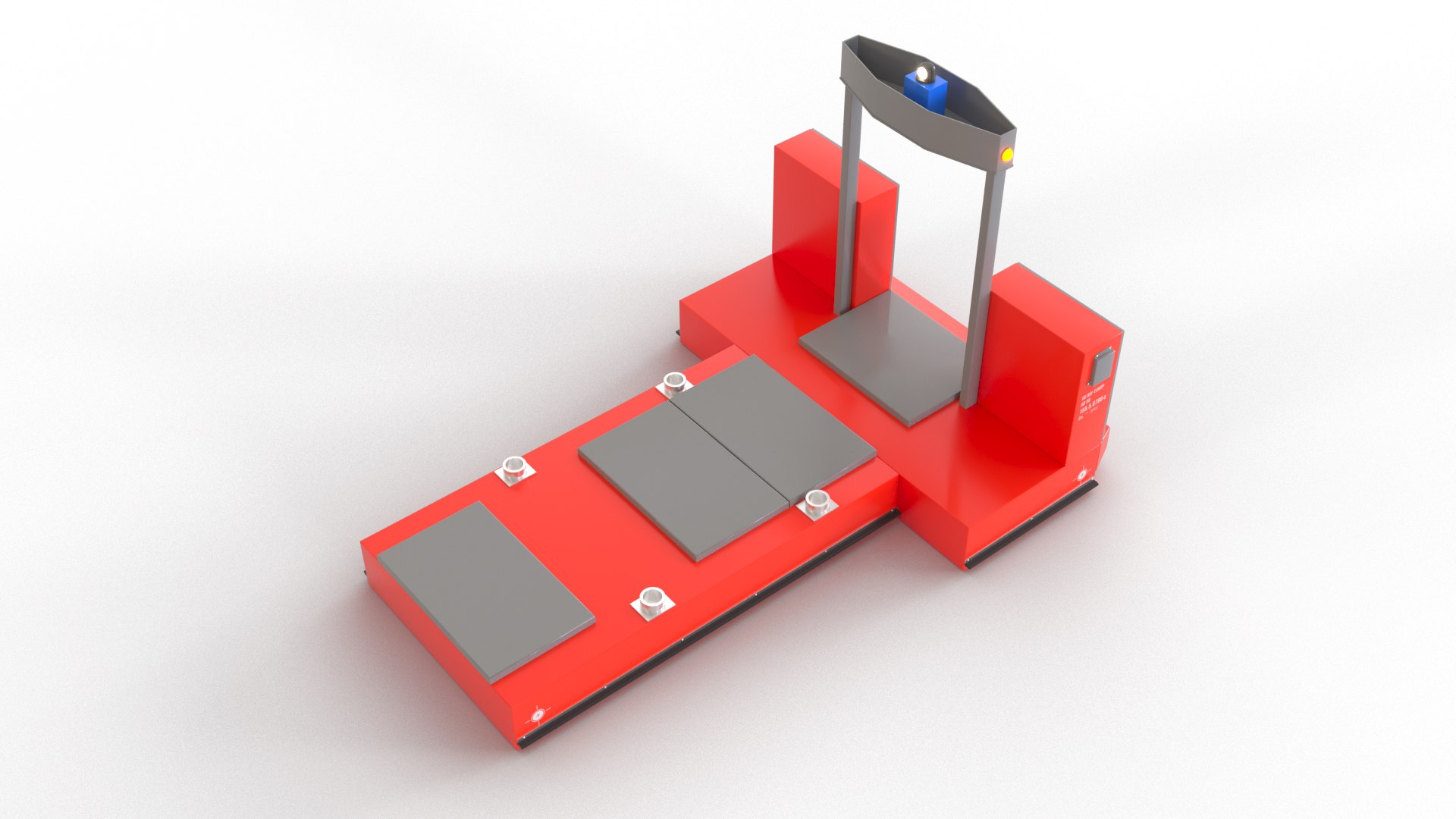 AGV X set mobile transport 3D - TurboSquid 1860620