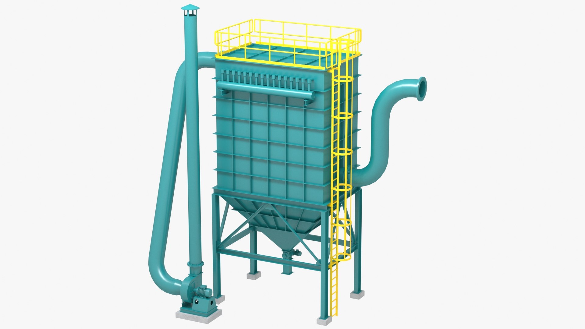 Dust Collector 3D Model - TurboSquid 2226021