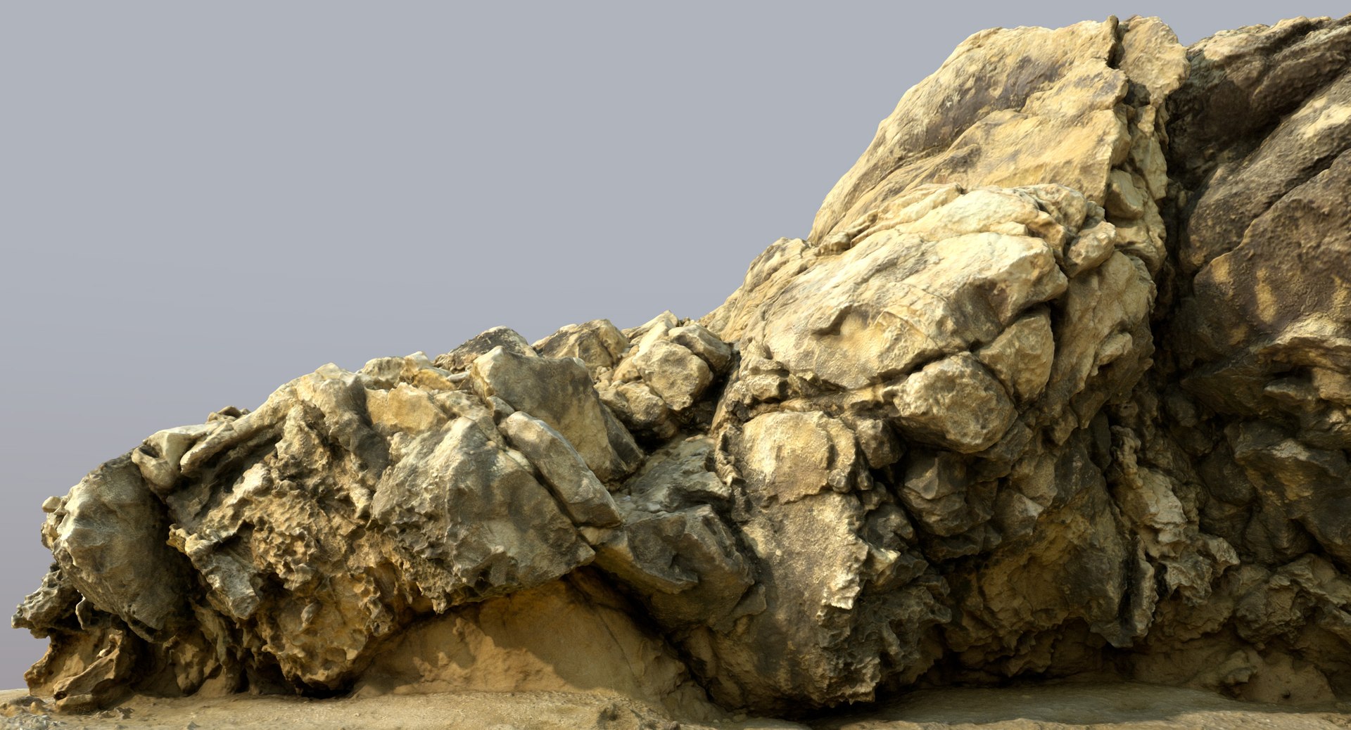 Limestone rock 3D model - TurboSquid 1205231