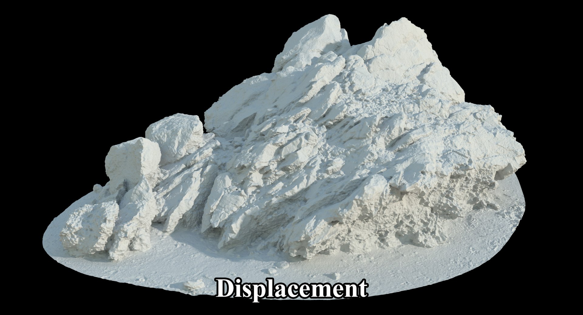 Limestone rock 3D model - TurboSquid 1205231