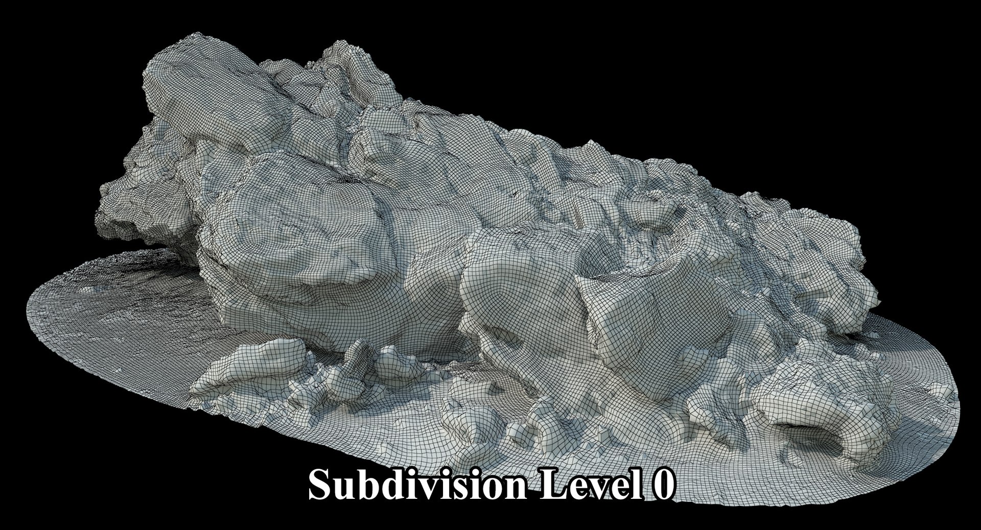 Limestone rock 3D model - TurboSquid 1205231