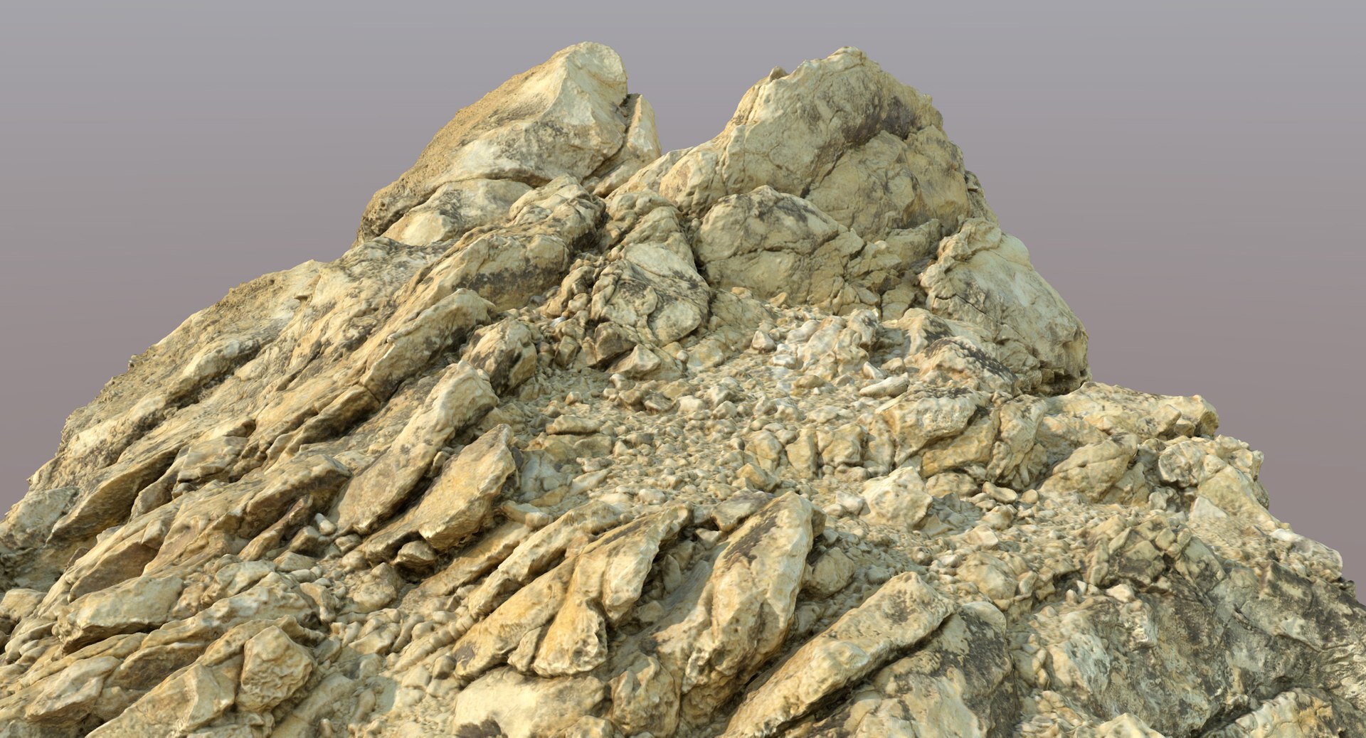 Limestone rock 3D model - TurboSquid 1205231