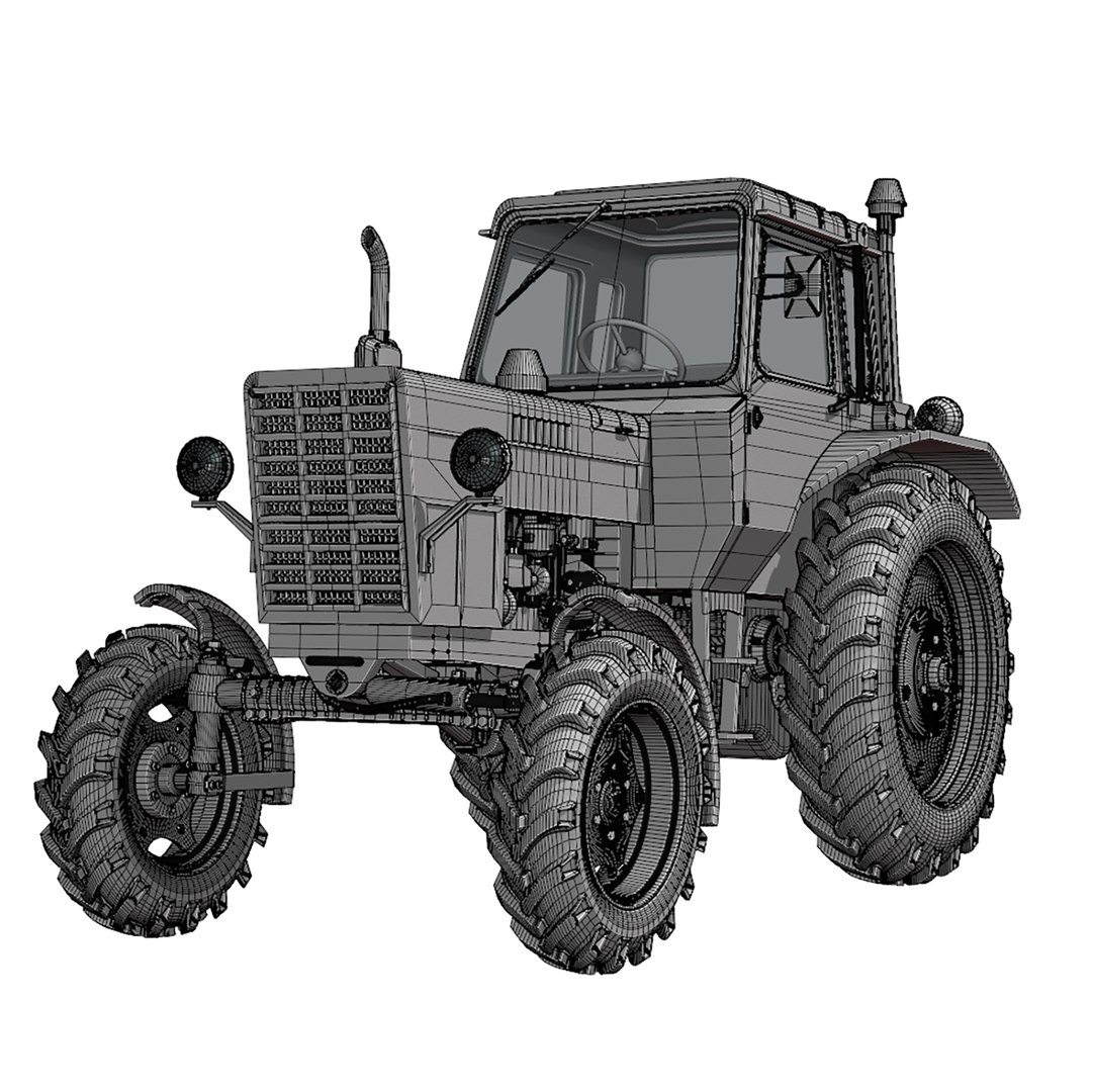 Tractor MTZ-80 3D - TurboSquid 2256271