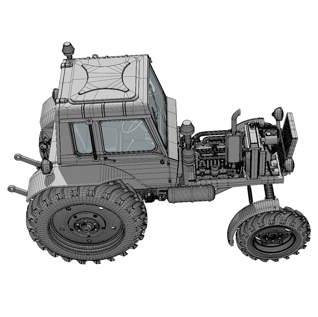 Tractor MTZ-80 3D - TurboSquid 2256271