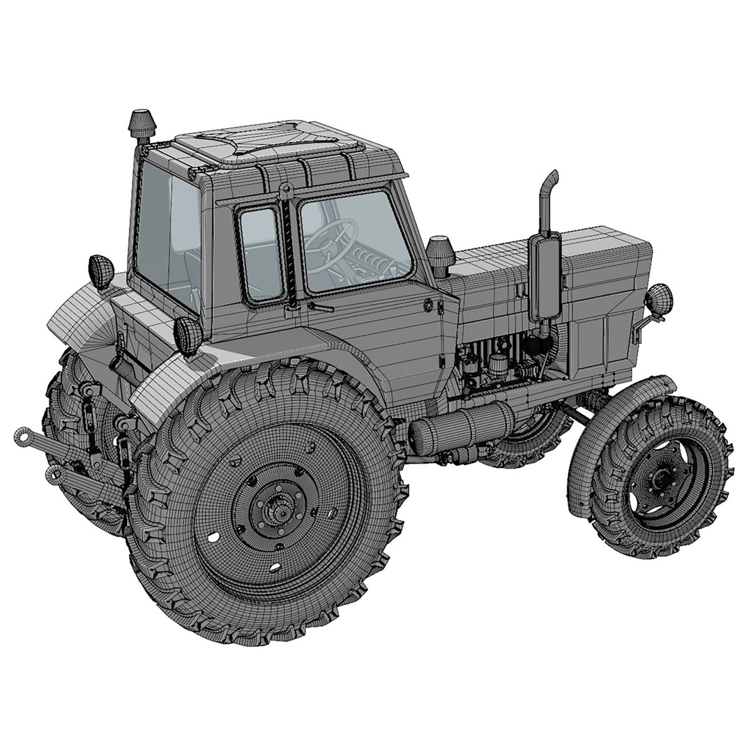 Tractor MTZ-80 3D - TurboSquid 2256271