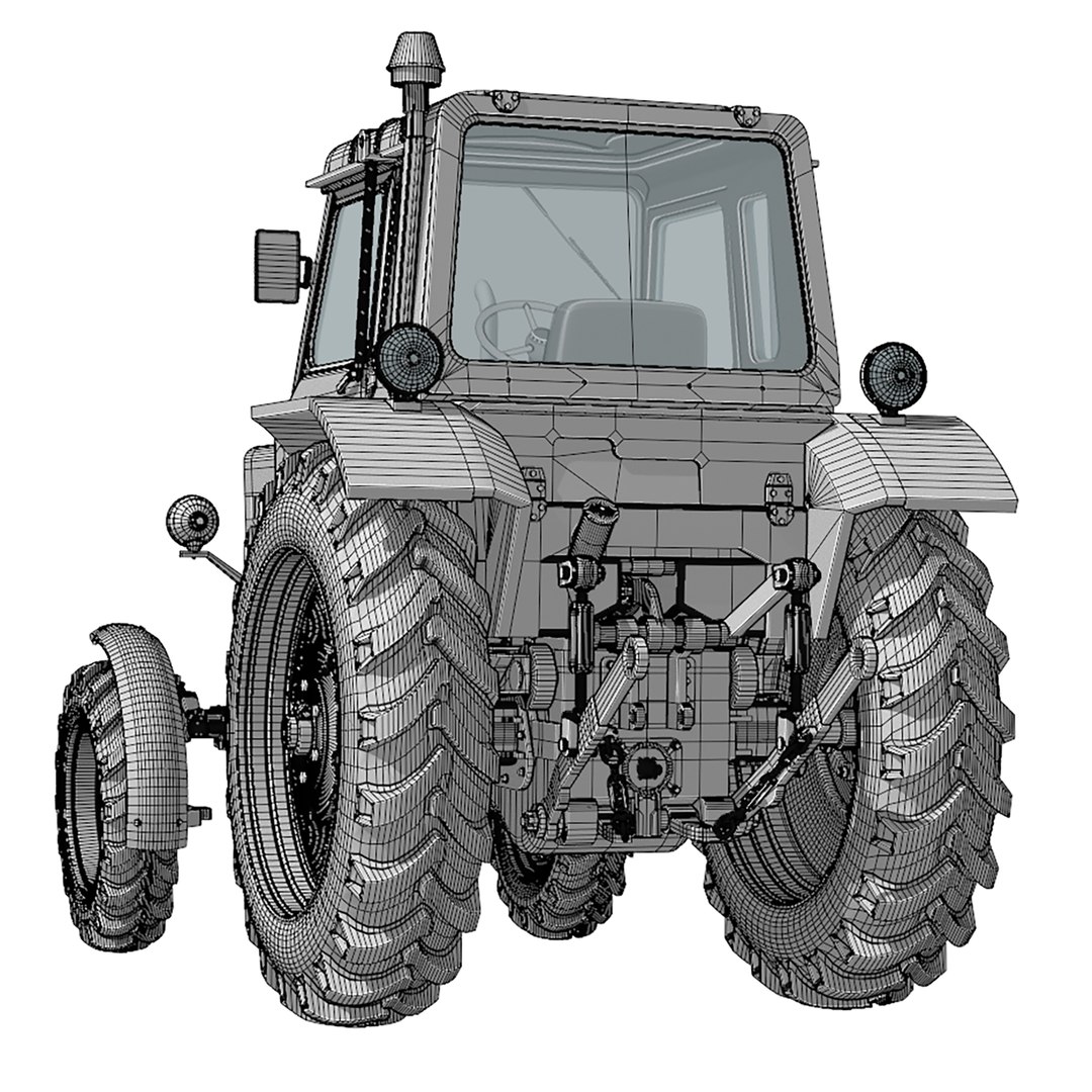 Tractor MTZ-80 3D - TurboSquid 2256271