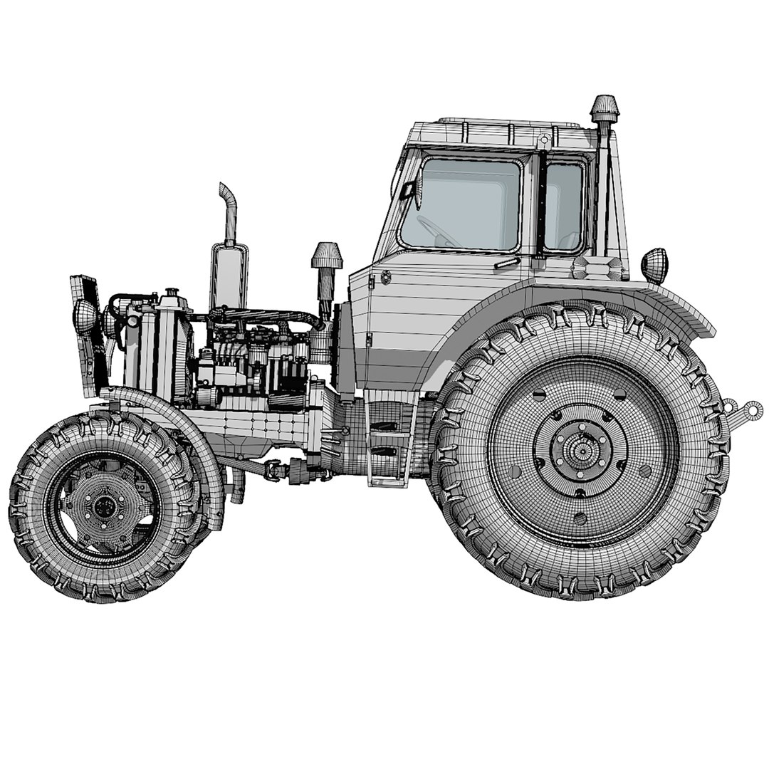 Tractor MTZ-80 3D - TurboSquid 2256271