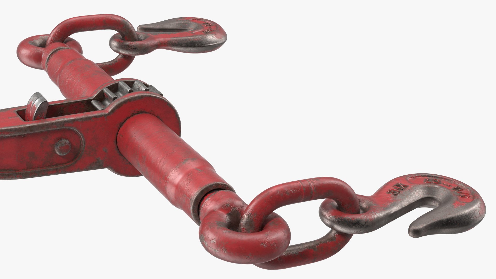 Worn Ratchet Coupling Device Red Model - TurboSquid 2268629