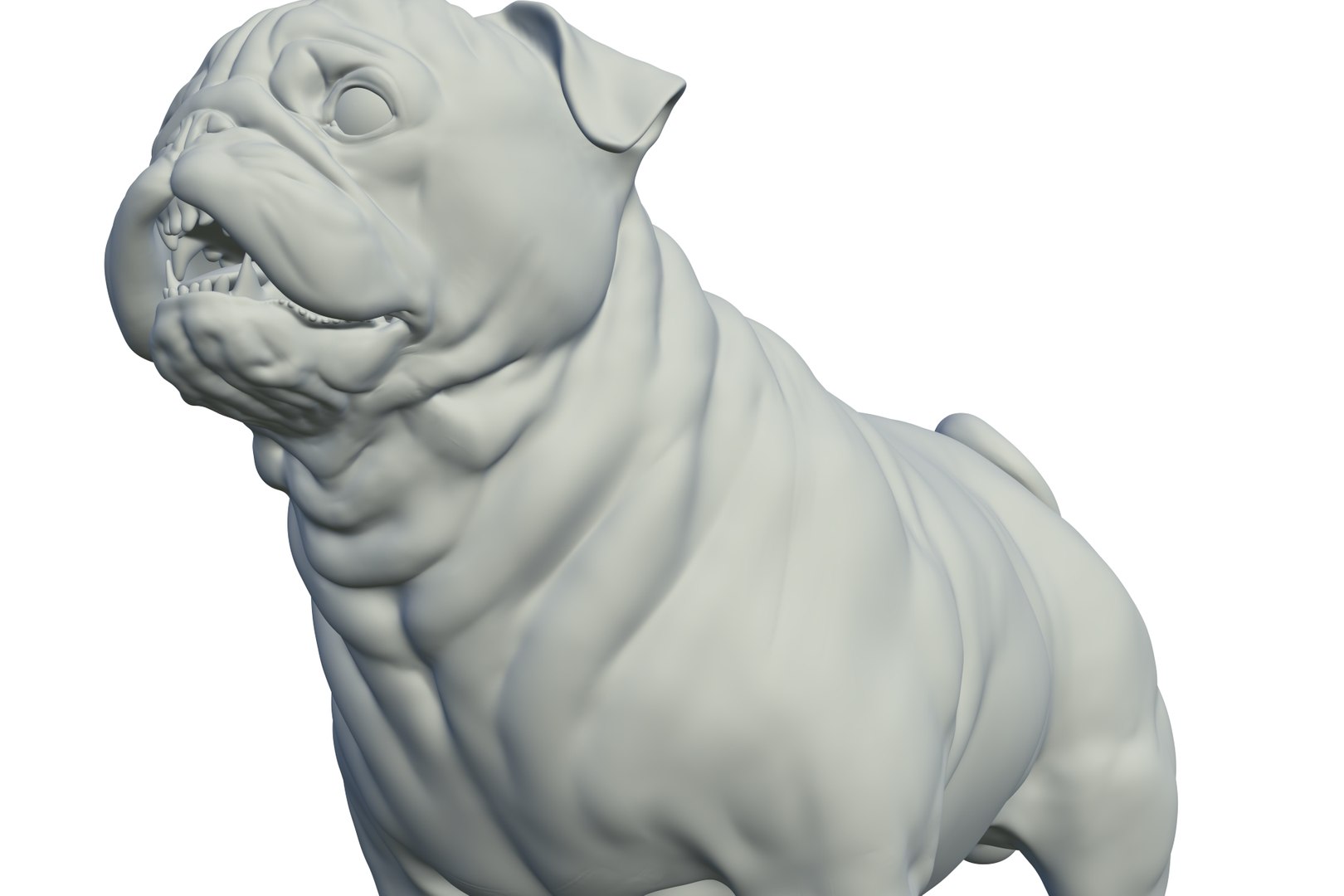 Pug Model - TurboSquid 2217281