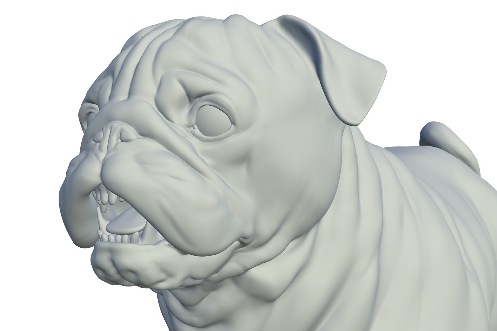 Pug Model - TurboSquid 2217281