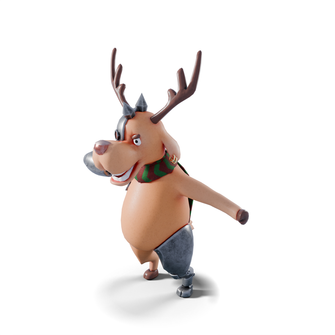 Deer Cyborg 3d Model Rigged Model - TurboSquid 2413813