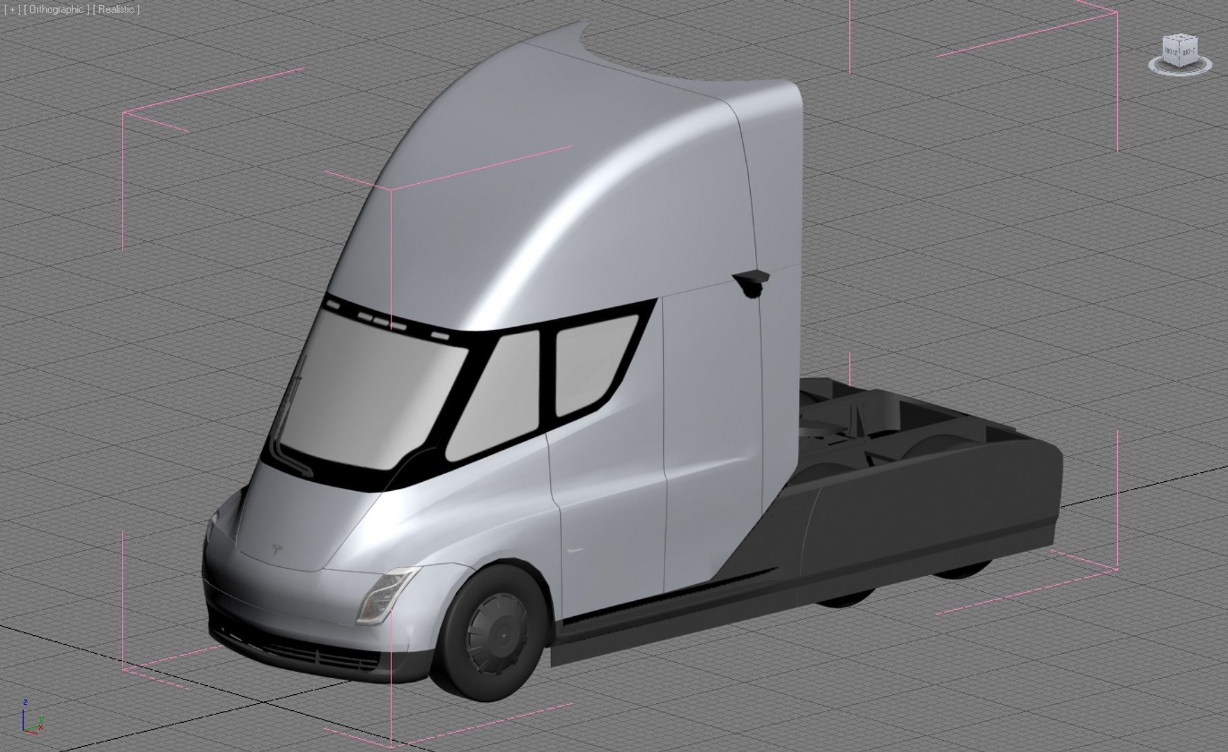 3D Model Tesla Semi Truck - TurboSquid 1234111