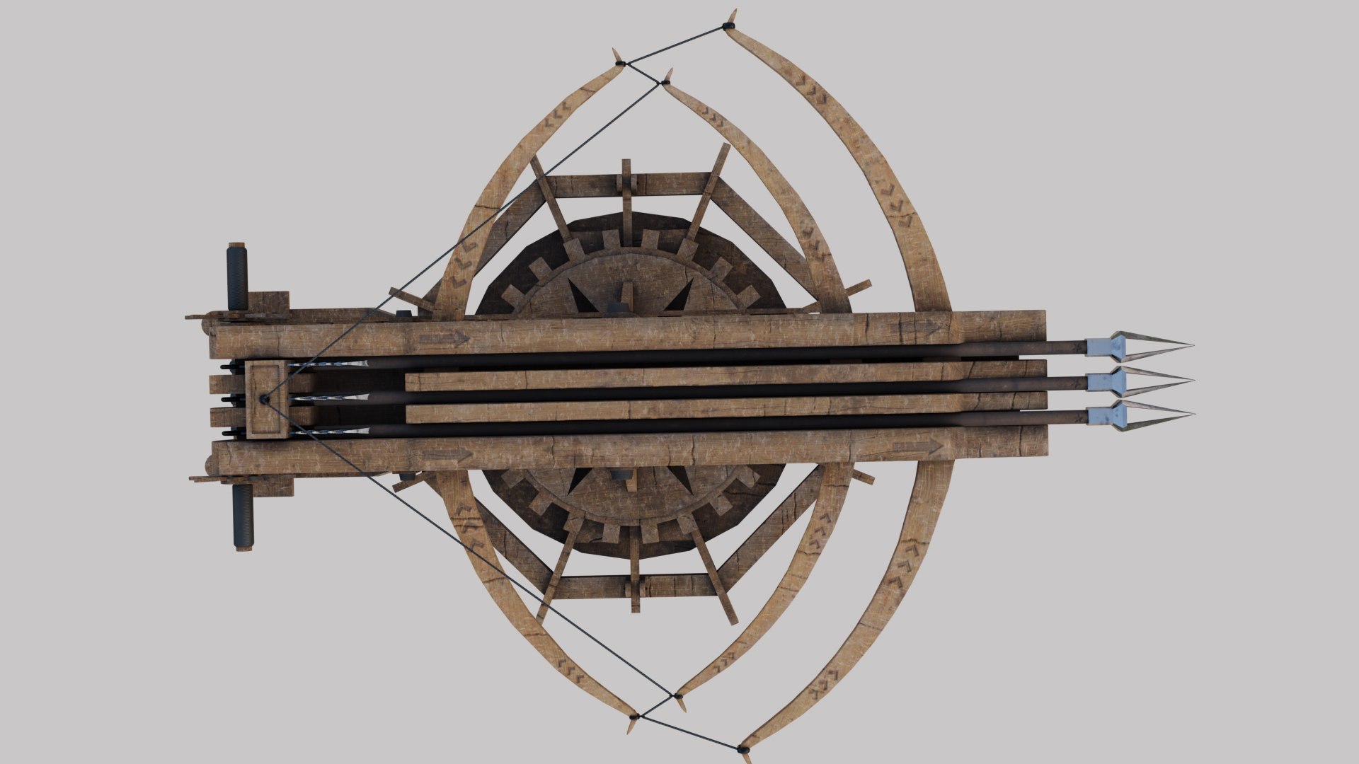 3D Ballista Weapon With PBR Textures - TurboSquid 1831152