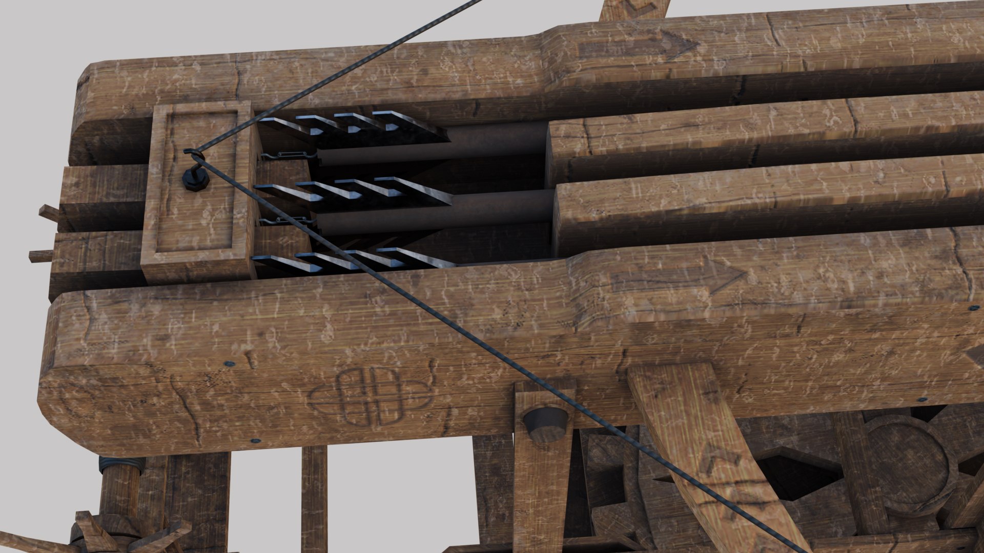 3D Ballista Weapon With PBR Textures - TurboSquid 1831152