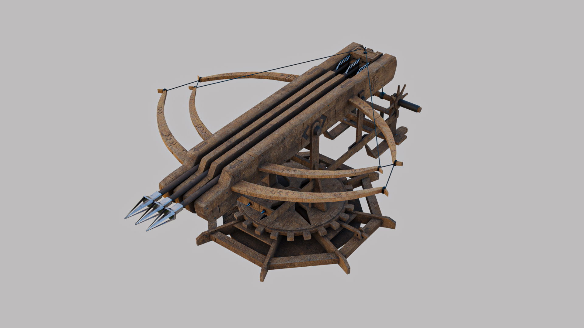 3D Ballista Weapon With PBR Textures - TurboSquid 1831152