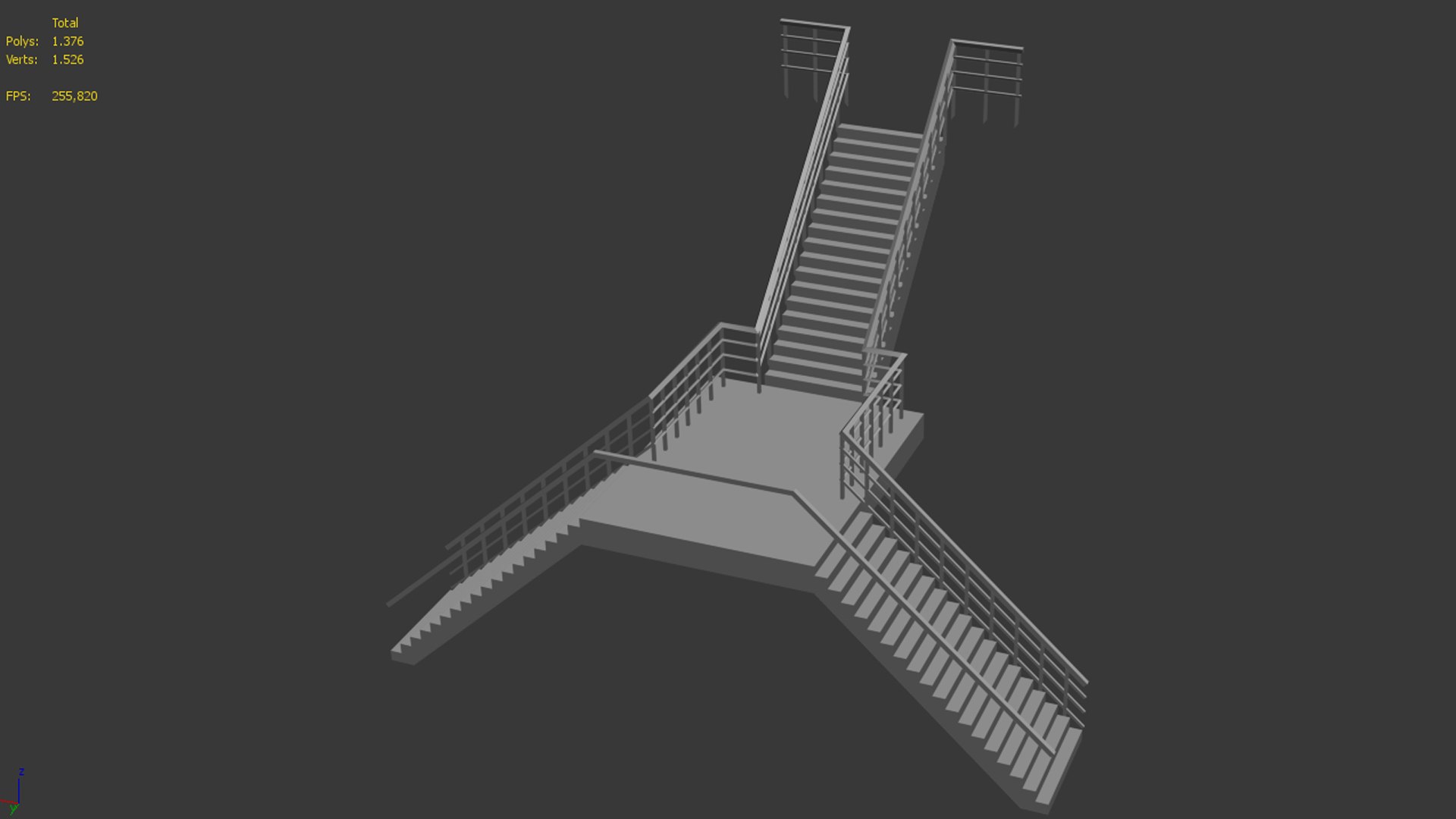 Stair 08 Model - TurboSquid 1874156