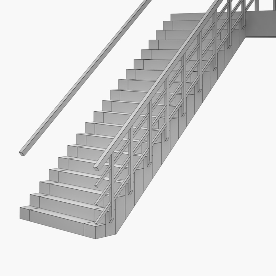 Stair 08 Model - TurboSquid 1874156