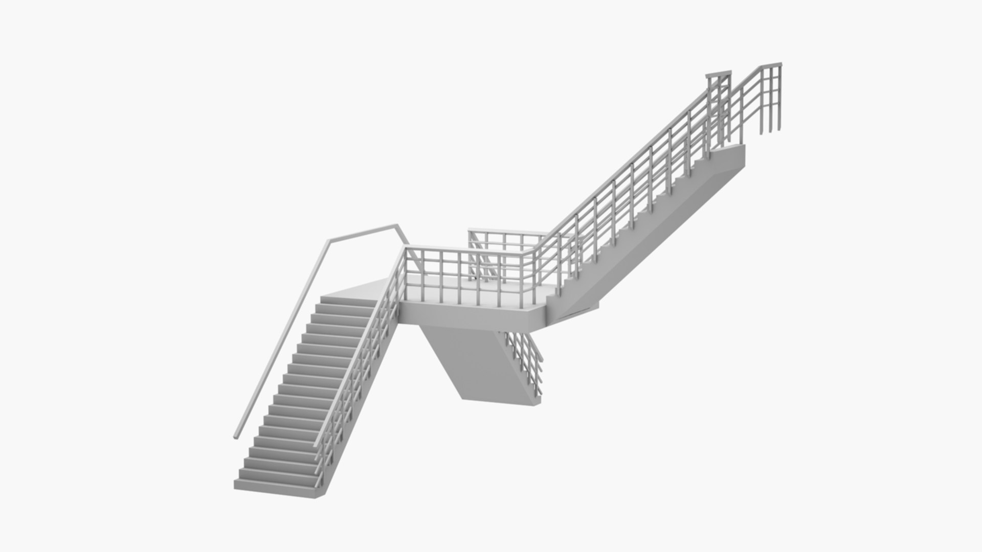 Stair 08 Model - TurboSquid 1874156