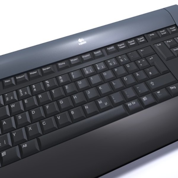 3d model logitech keyboard